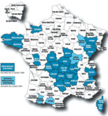 Carte du Radon en France - Radon France